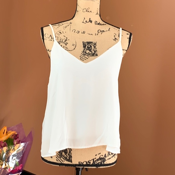 Tops | Ivory Cami Tank Top | Poshmark